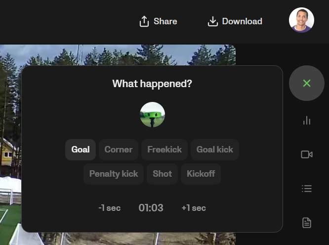 So fügst du Match-Events im Veo Editor hinzu, bearbeitest und ...