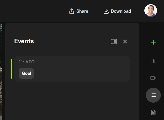 So fügst du Match-Events im Veo Editor hinzu, bearbeitest und ...