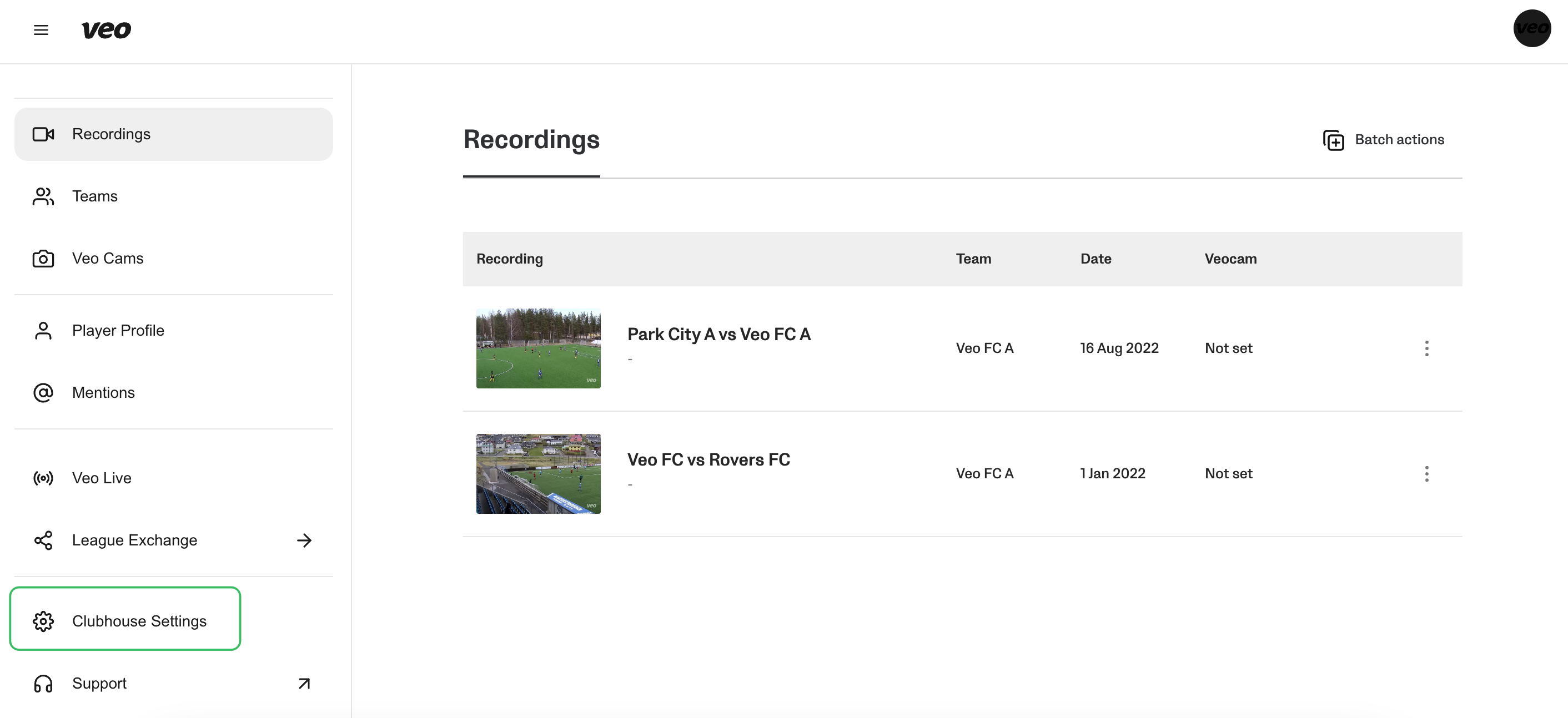 How to find your Support ID – Veo Help Center