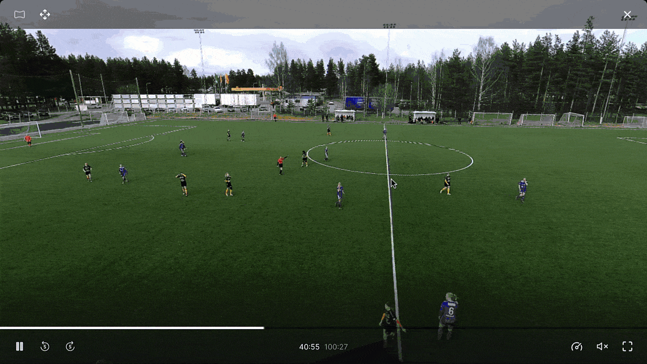 The different views in the Veo Editor: Follow-cam and Interactive ...
