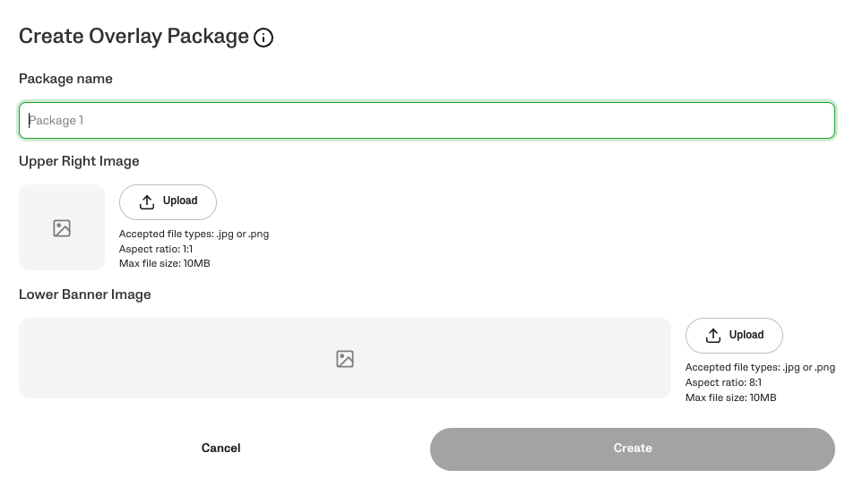 How to add and control Promotional Overlays on External live streams ...